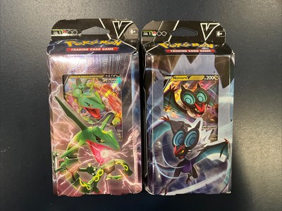 Pokemon TCG Decks - Rayquaza V and Noivern V Slightly Damaged Boxes | eBay
