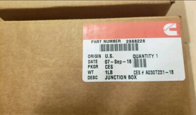 New OEM Genuine Cummins DPF Temp Sensor Module Junction Box 2888228 | eBay