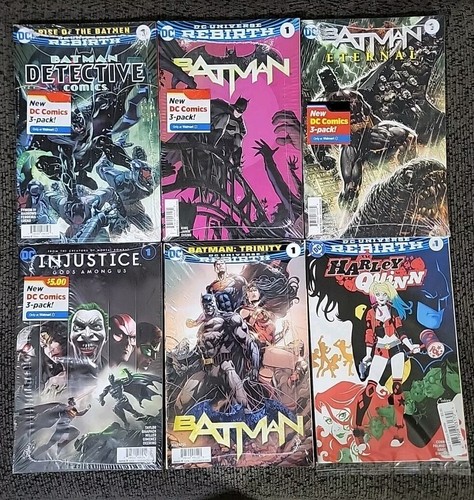 Lot Of 17 DC Rebirth Comic Books Brand New Batman Trinity, Harley Quinn ...