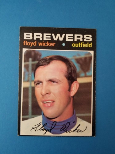 1971 Topps Floyd Wicker #97 Milwaukee Brewers EXC | eBay