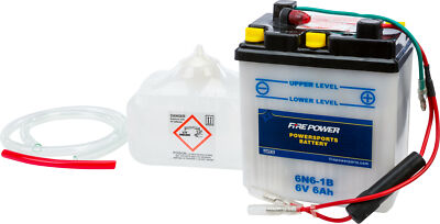 WPS Conventional 6V Standard Motorcycle Battery w/Acid Honda S90 1965 ...