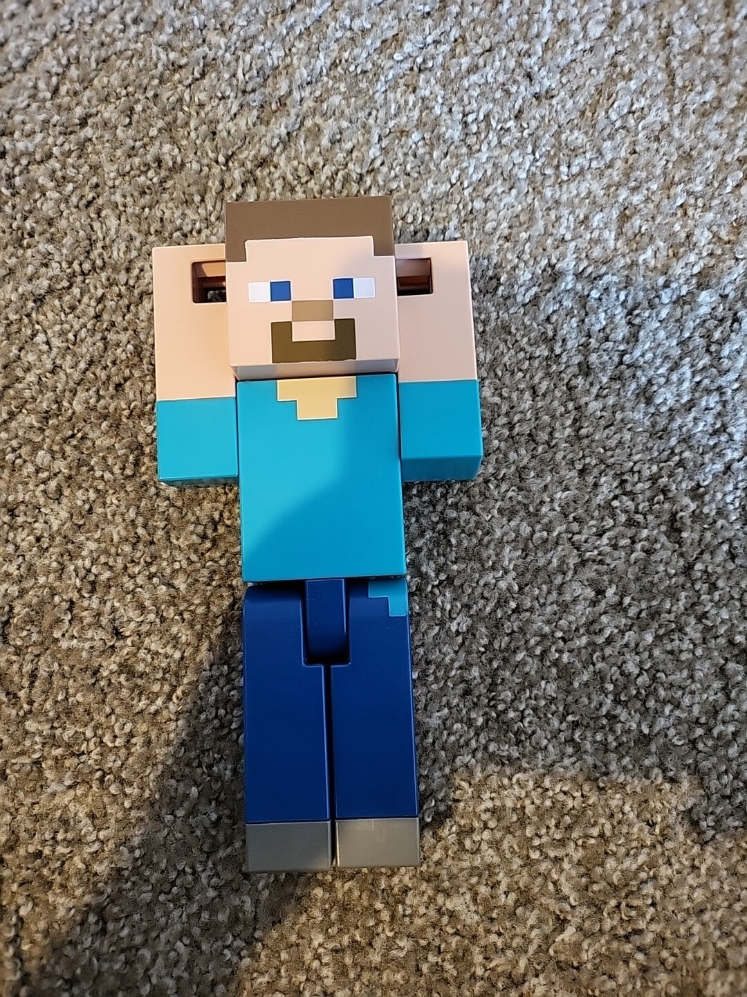 Minecraft Steve Large 9-inch Posable action Figure by Mattel 8.5" toy ...