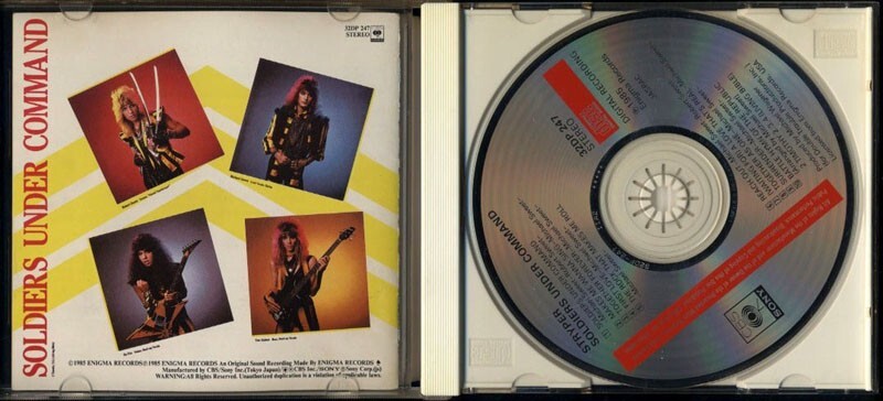 STRYPER Soldiers Under Command JAPAN 1985 1st Press CD 32DP247 MEGA ...