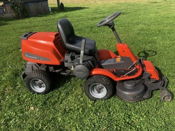 Husqvarna R112C Small Ride On Lawn Mower - Orange (967 17 84‑02) for ...