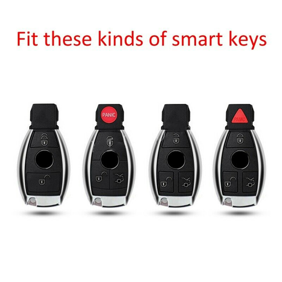 Carbon Fiber Key Fob Cover Case For Mercedes W166 W204 W205 W212 X156 ...