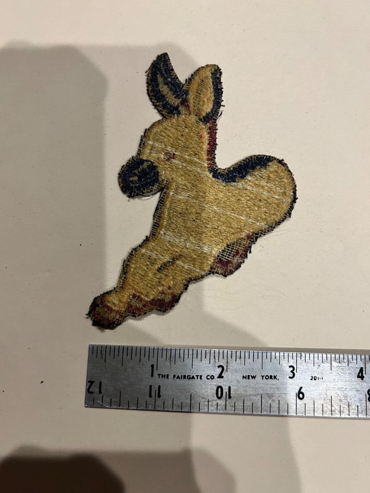 Vintage Political Democratic Party Donkey Patch | eBay