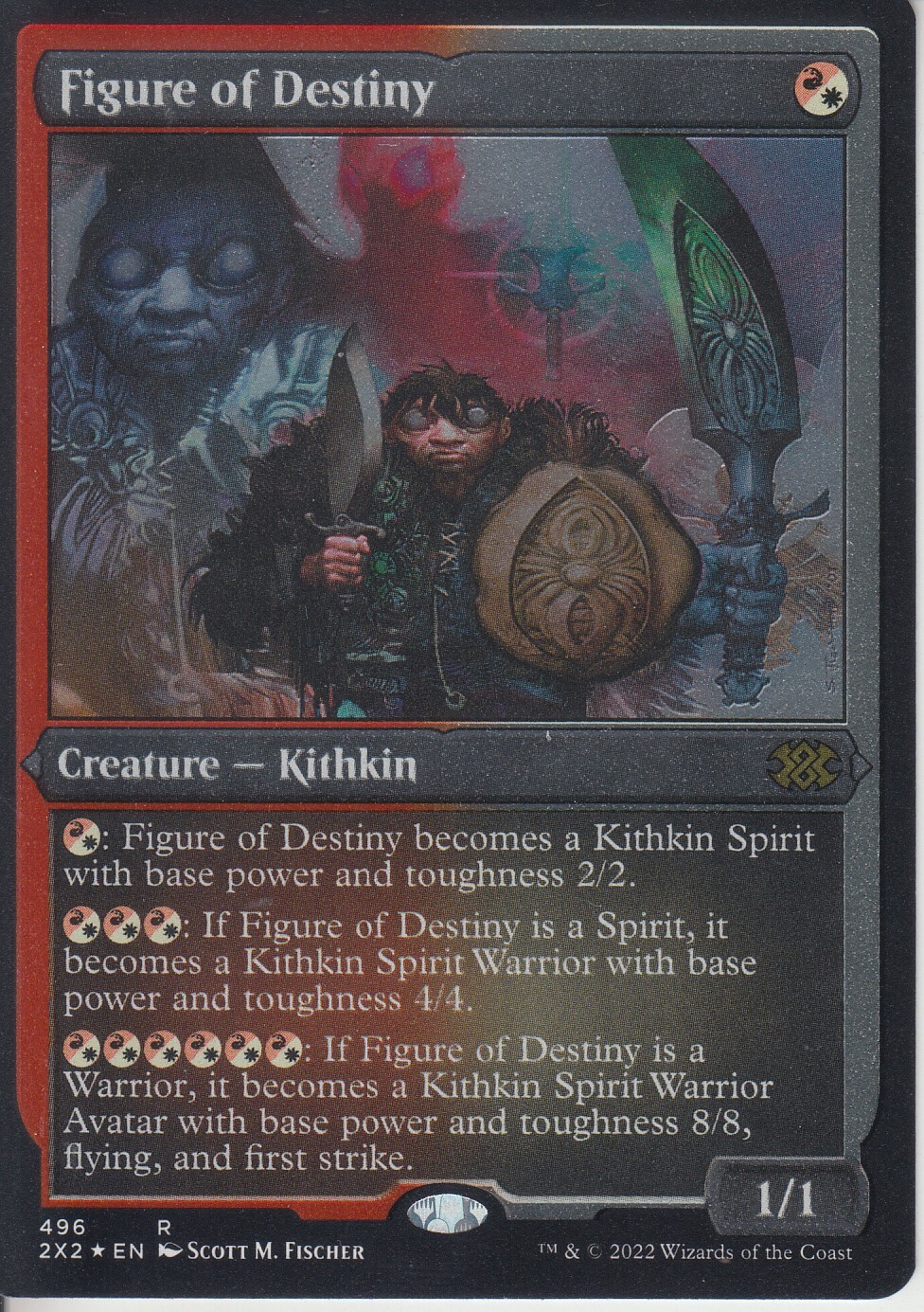 Figure of Destiny MTG CCG Modern Masters 2022 Foil Etched | eBay Australia