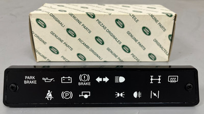 GENUINE NOS LAND ROVER DEFENDER PETROL 12v DASH WARNING LIGHT PANEL ...
