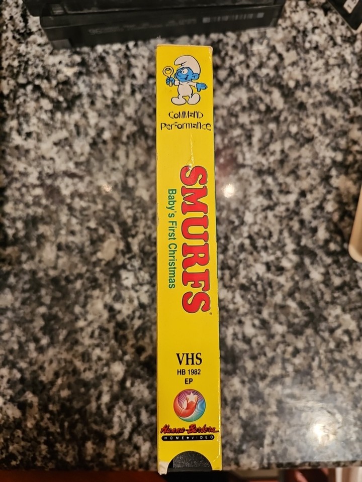Smurfs Baby’s First Christmas VHS Hanna-Barbera Classic Cartoon 1990 ...