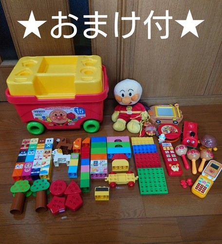 Anpanman First Block Wagon Bandai Educational Toy with Bonus Japan JP ...