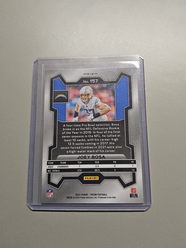 2023 Prizm Joey Bosa Orange Lazer | eBay