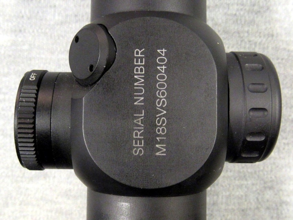 US OPTICS 1-6X 24MM OPTICE WITH MIL SCALE RETICLE WITH 34MM TUBE RIF ...