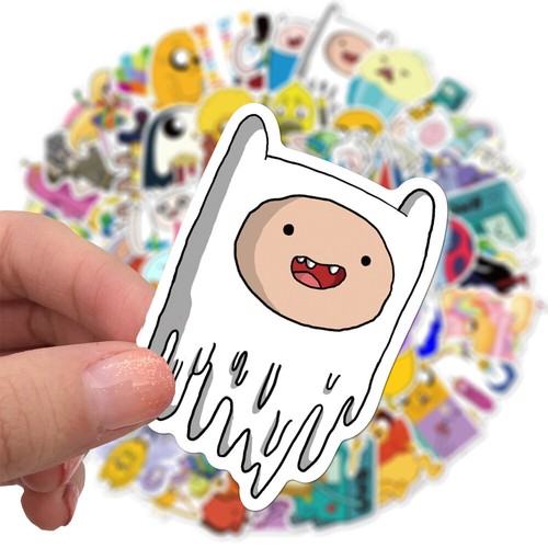 100PCS Adventure Time Stickers Pack Vinyl Laptop Helmet Phone Luggage ...