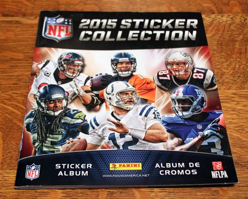 2015 Panini NFL Football Sticker Collection Album ~ Completed Attached ...