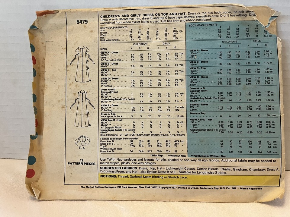 Simplicity #5215 1972 Miss Size 16 Dress in Two Lengths Sewing Pattern ...