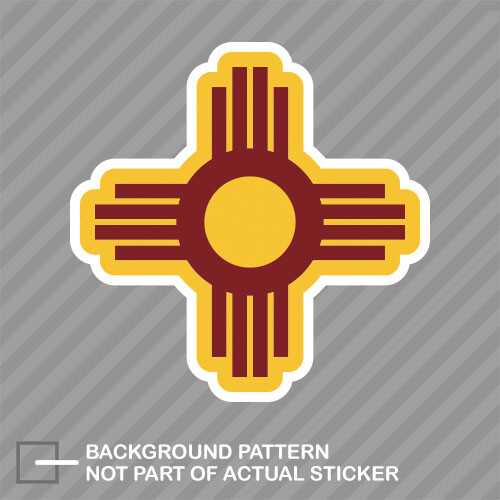 Zia New Mexico Sticker Decal Vinyl pueblo santa fe albuquerque nm v2 | eBay