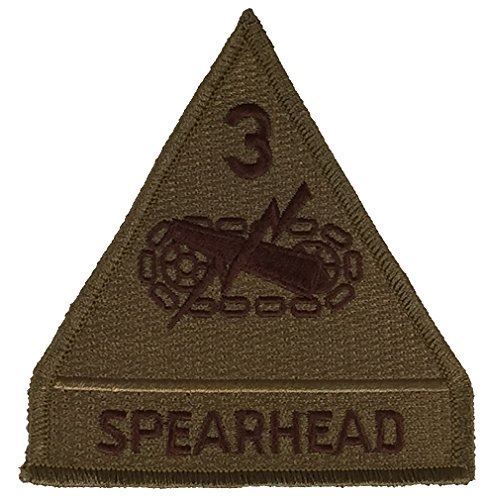 US ARMY 3RD THIRD ARMORED DIVISION AD SPEARHEAD PATCH VETERAN SOLDIER DESERT TAN | eBay