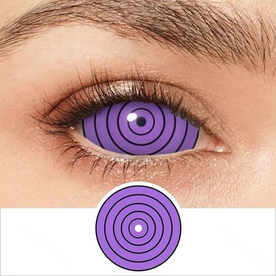 RINNEGAN SHARINGAN SCLERA CONTACTS FULL EYE | eBay