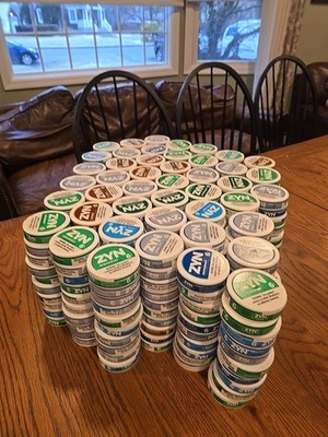 450 Zyn Empty Cans Tins Arts Crafts Used Codes HUGE LOT | eBay