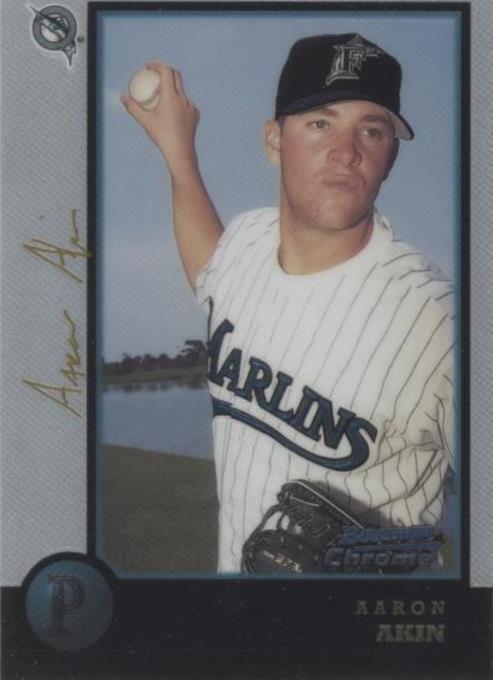 1998 Bowman Chrome - Aaron Akin #128 Golden Anniversary /50 for sale ...