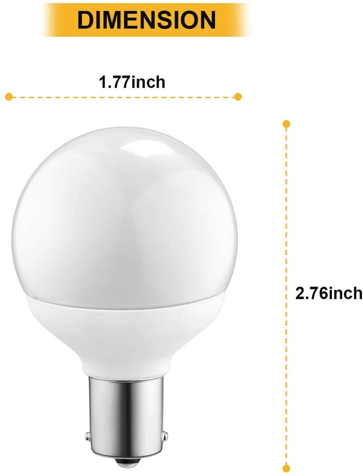 3 LED Interior Light Bulbs For RV 5th Wheel Camper Trailer Motorhome ...