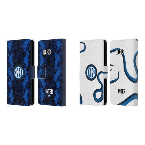 OFFICIAL INTER MILAN 2021/22 CREST KIT LEATHER BOOK WALLET CASE FOR HTC ...
