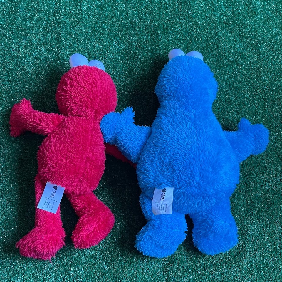 Sesame Street Classic Plush Elmo, Big Bird, Gonzo and Cookie Monster 5 ...