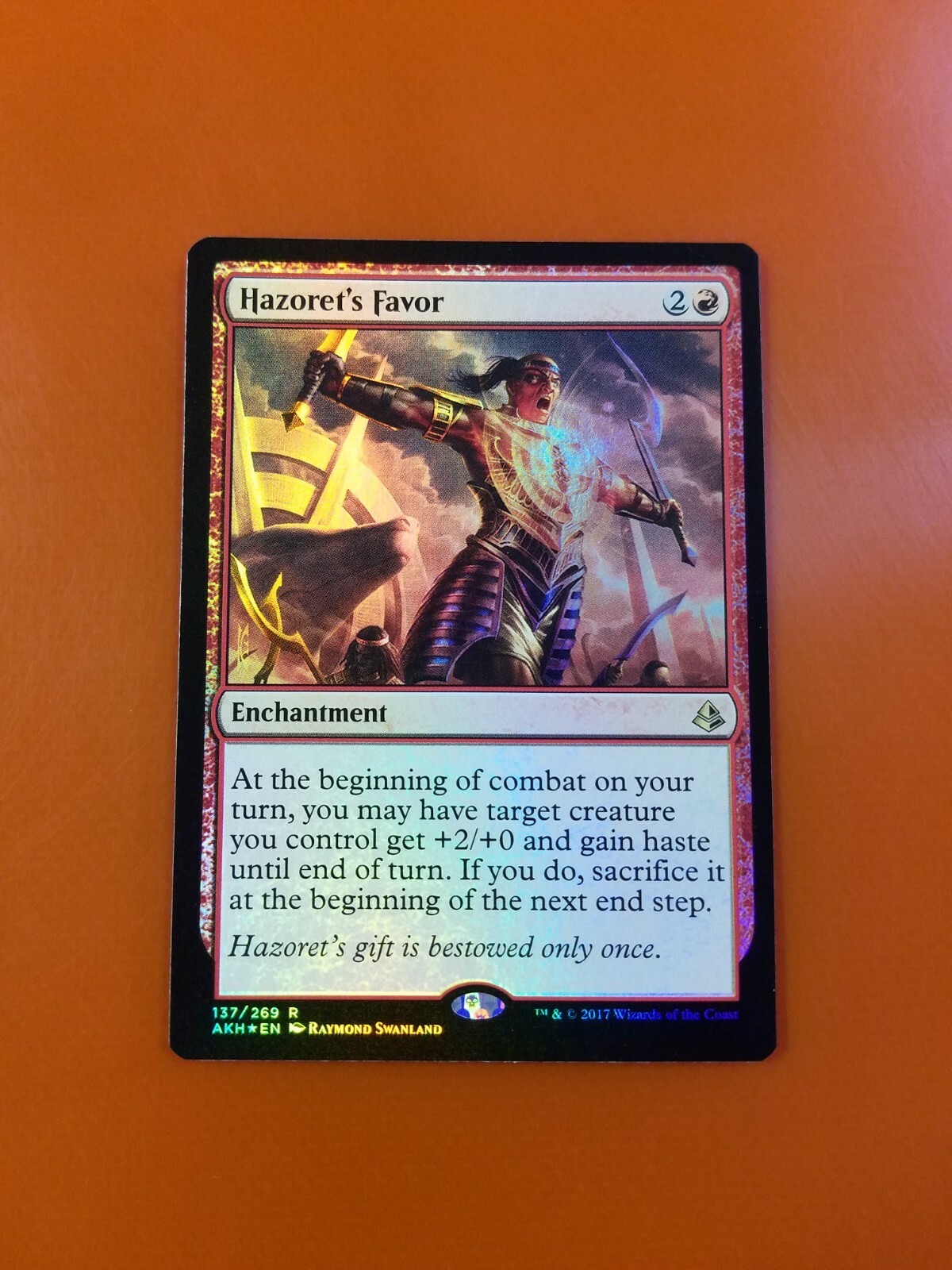 1x Hazoret's Favor | FOIL | Amonkhet | MTG Magic Cards | eBay