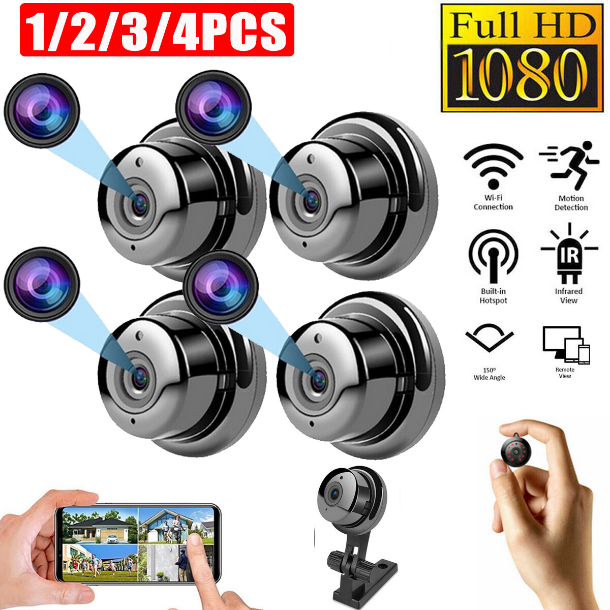 Wireless Motion Sensor Spy Cam