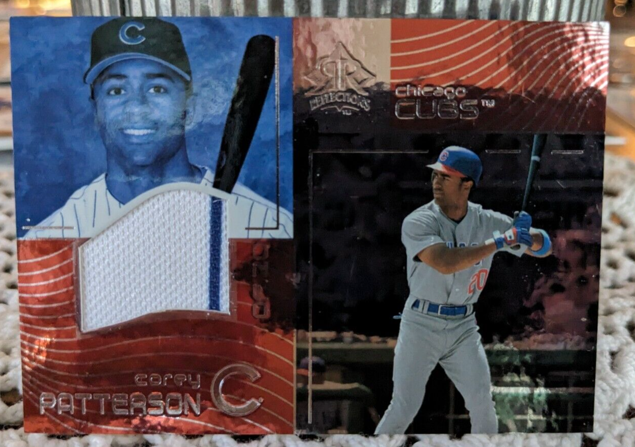 2004 REFLECTIONS 141 COREY PATTERSON GAME JERSEY - Chicago Cubs! | eBay