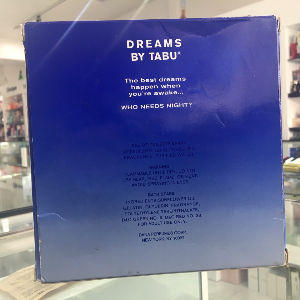 DREAMS BY TABU GIFT SET EAU DE TOILETTE 30 ML + BATH STARS | eBay