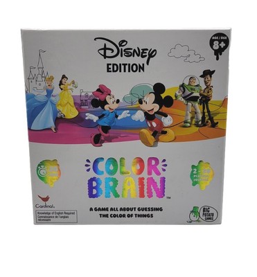 Color Brain Game, Card Game: Disney Edition, Guess the Colors Game, EUC ...