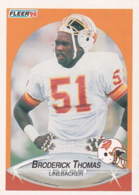 BRODERICK THOMAS 1990 Fleer #357 | eBay