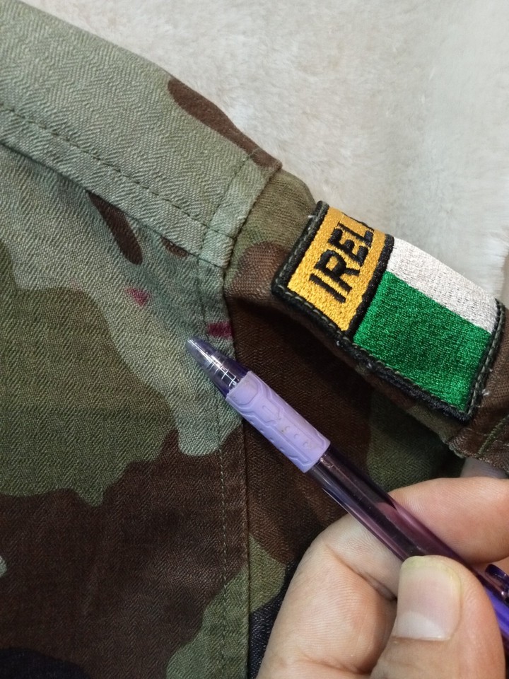 Ireland Irish Army Paddyflage Camouflage Shirt Jacket Combat Uniform | eBay