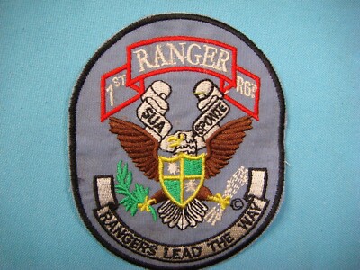 PATCH US ARMY 1st RANGER REGIMENT RANGERS LEAD THE WAY | eBay