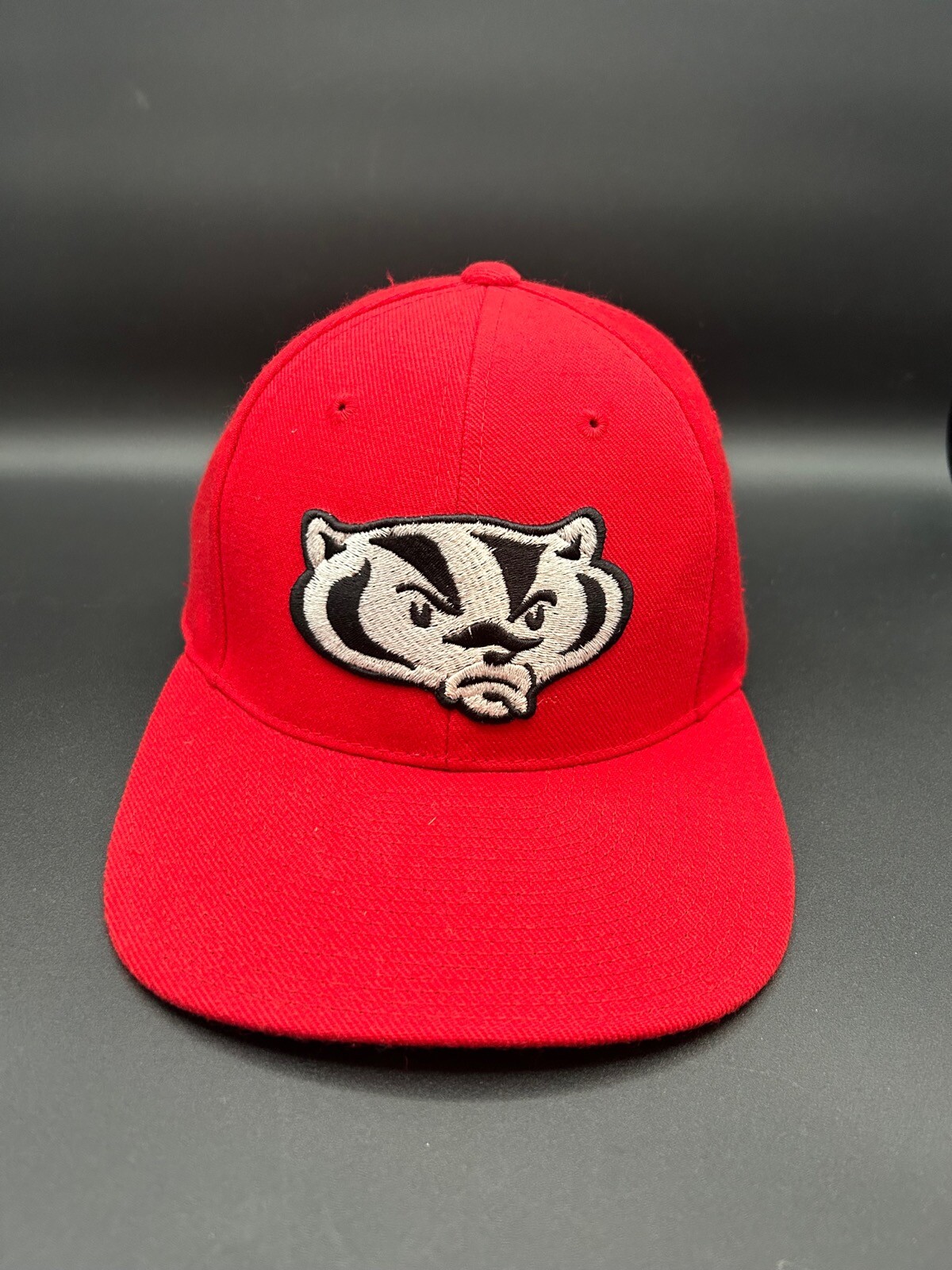 American Needle University Wisconsin Badgers Red Wool Blend Baseball ...