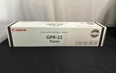 Genuine Canon GPR-22 GPR22 Toner Cartridge 0386B003[AA] Black -New ...