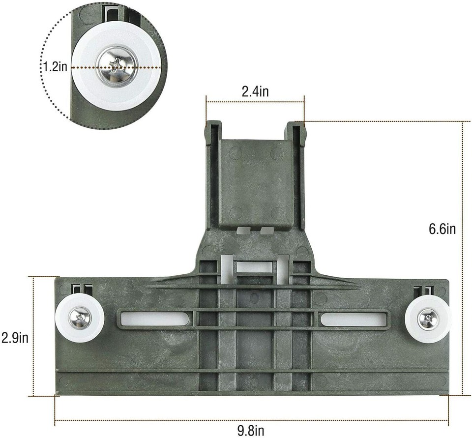 10 Packs W10350375 Dishwasher Top Rack Adjuster for whirlpool kenmore ...