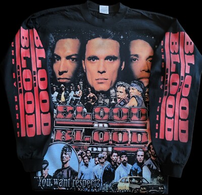BLOOD IN BLOOD OUT LONG SLEEVE MODERN ON SHAKA HEAVYWEIGHT T SHIRT | eBay
