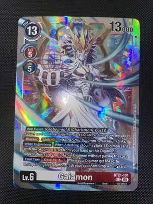 Gaiamon BT21-101 SEC NM World Convergence Digimon TCG | eBay