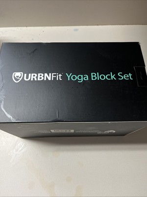 URBNFit Yoga Blocks 2 Pack - Sturdy Foam Yoga Block Set with Strap for ...