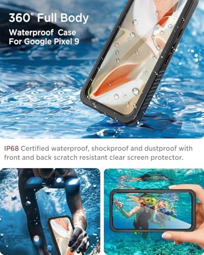 Cases for Google Pixel 9 Case Waterproof, [IP68 Waterproof & Google ...