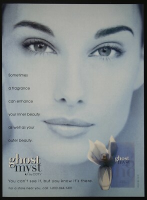 Ghost Myst Coty Fragrance Perfume Cologne Pretty Face Vintage Print Ad ...