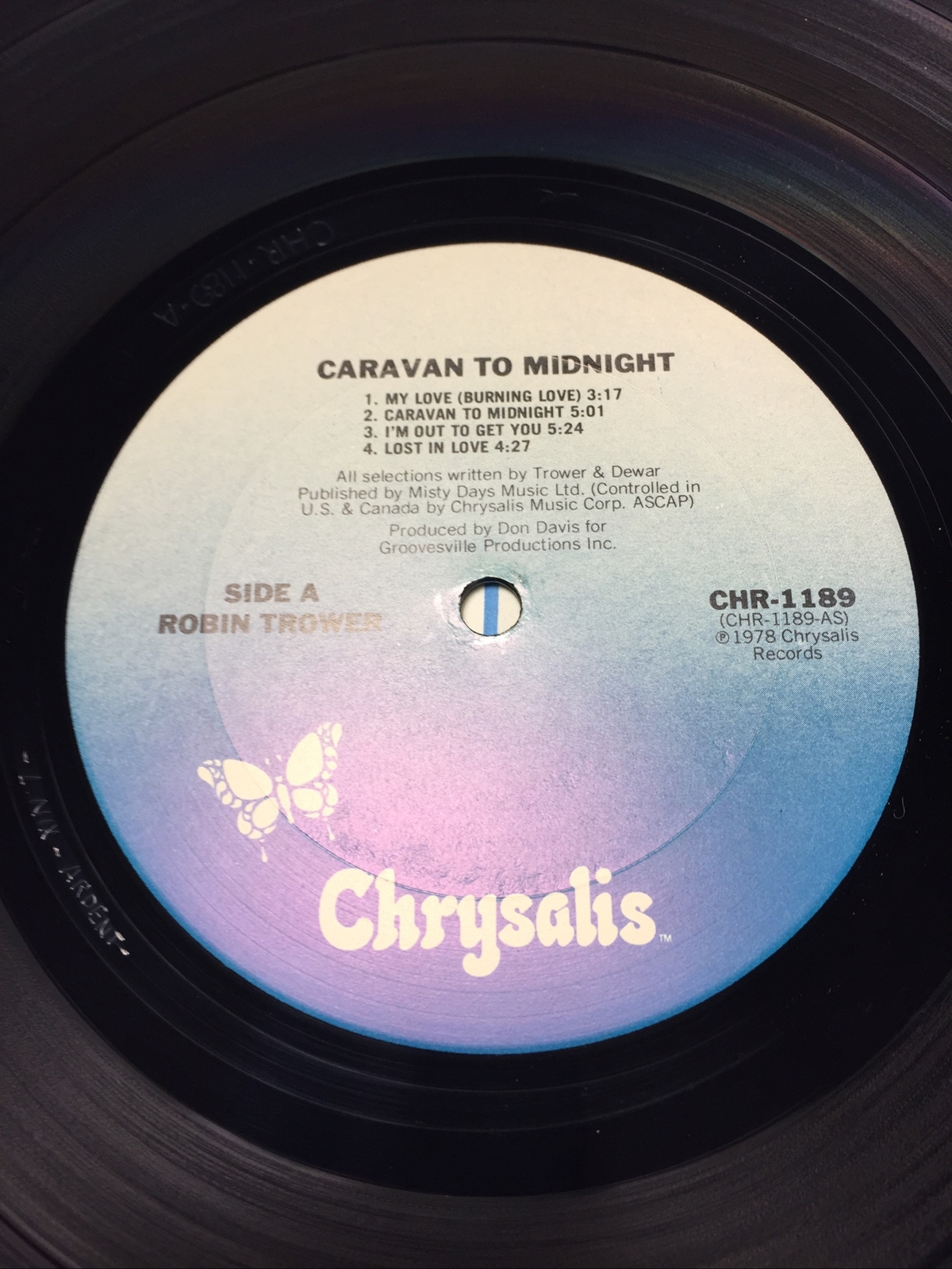 ROBIN TROWER Caravan To Midnight CHRYSALIS Vinyl LP VG+ | eBay