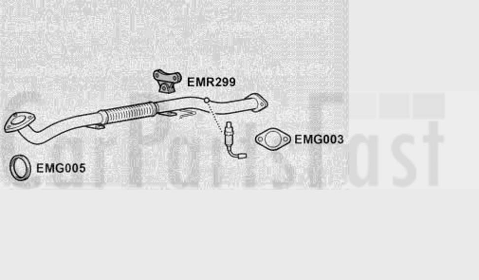 EXHAUST FRONT PIPE to fit NISSAN Almera Tino 1.8 Petrol MPV 07/2000 to ...