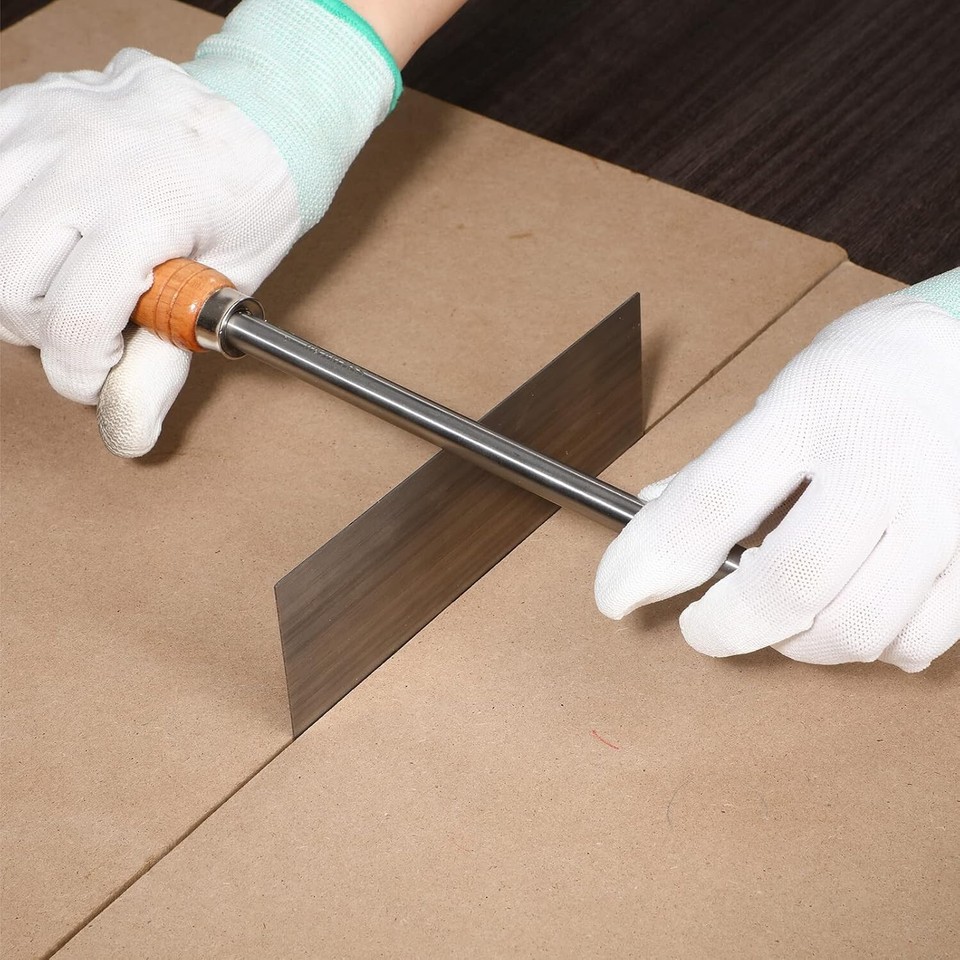 Card Scraper Burnisher and 6 Pcs Cabinet Scraper Set for Woodworking ...