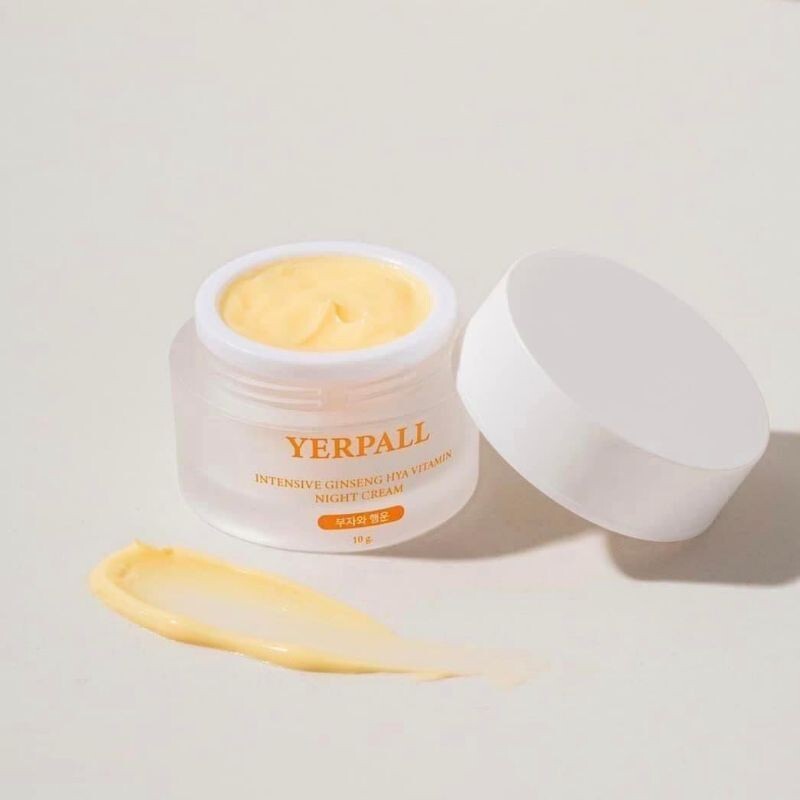 2x Yerpall Intensive Ginseng Hya Vitamin Night Cream moisture Reduce ...