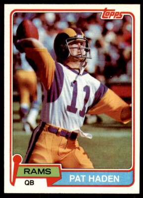 1981 TOPPS' PAT HADEN LOS ANGELES RAMS #445 | eBay