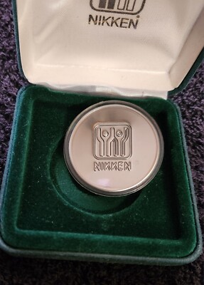 FREE Nikken Original Super Mini Magnet 1421 Coin Discontinued Gently ...
