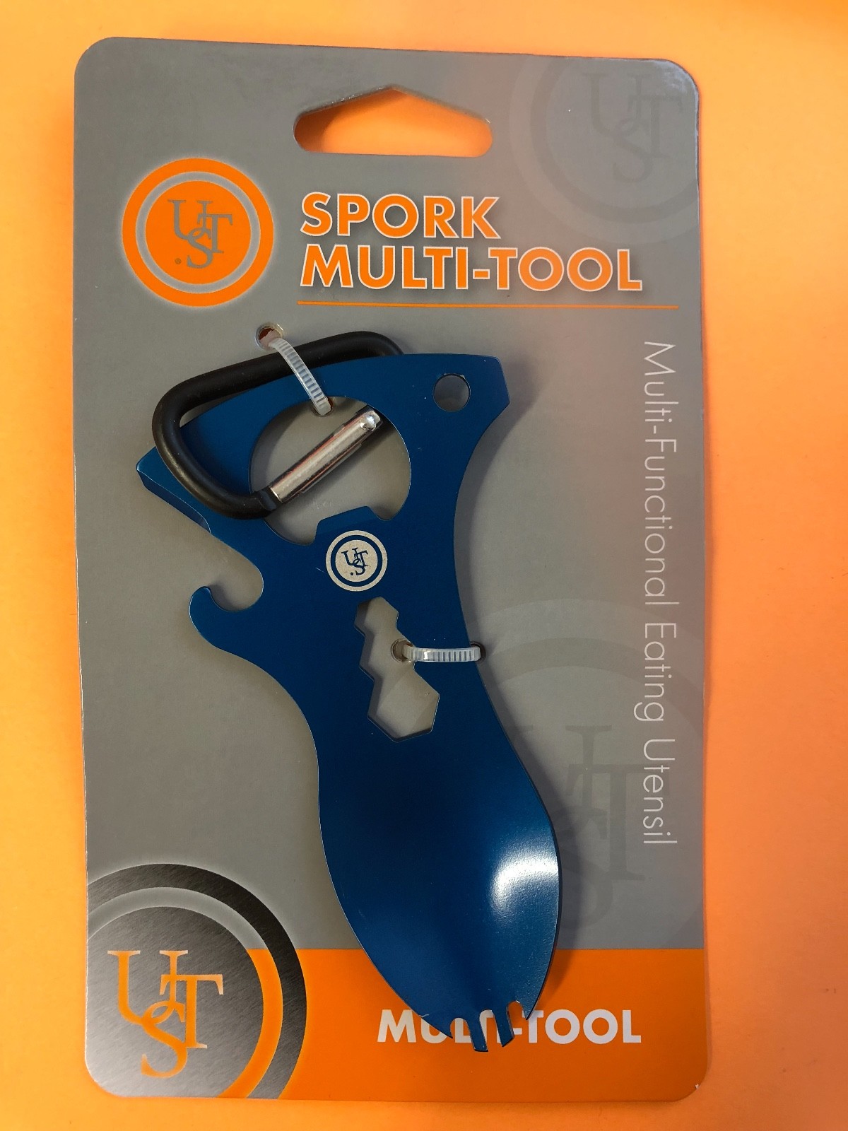 blue Spork Multi tool multi tool novelty fun gift survival pocket size UST | eBay